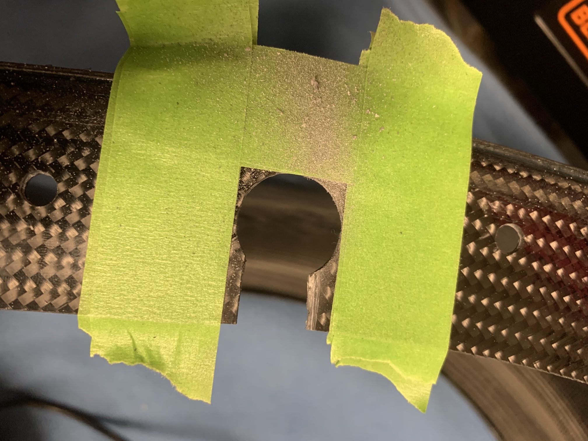 Rear wing trimming
